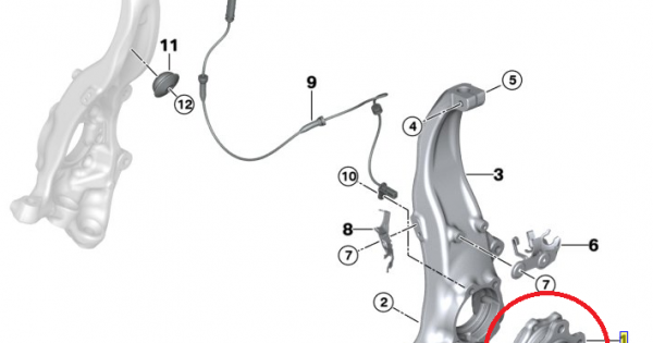 BMW G30 ÖN PORYA BİLYA 31206866315